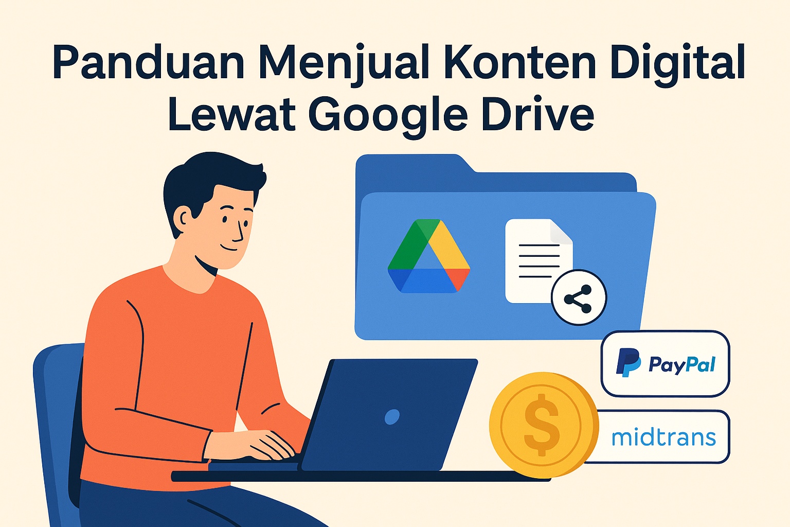Panduan Menjual Konten Digital Lewat Google Drive